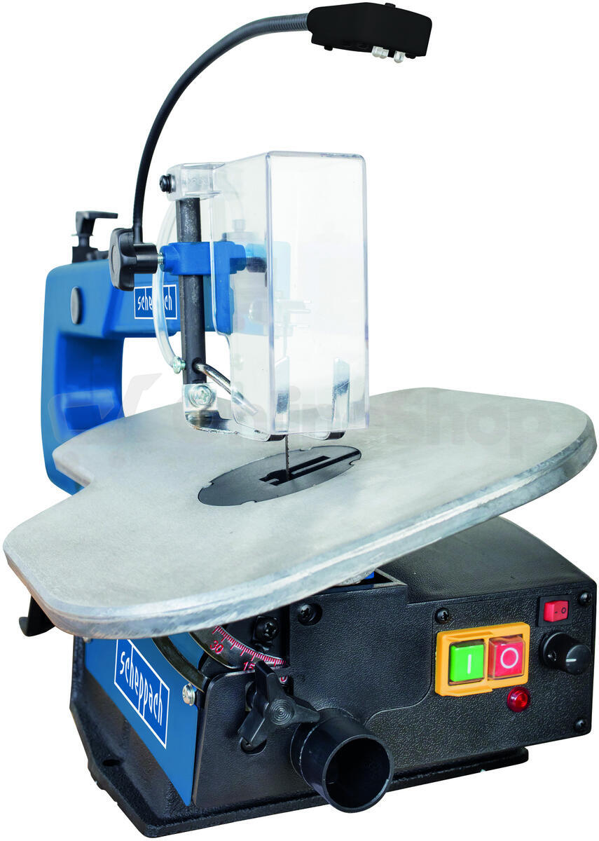 Lupínková pila Scheppach DECO-XL s nožním ovladačem | ONLINESHOP.cz