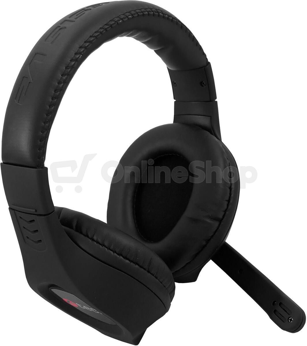 Herní sluchátka C-TECH Nemesis V2 (GHS-14U-B), USB, casual gaming ...