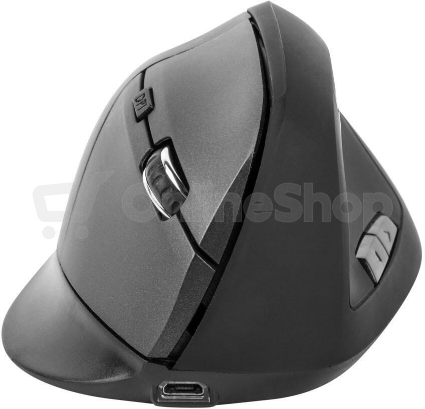 NATEC bezdrátová vertikální myš Natec Crake, 2000 DPI, vestavěná ...