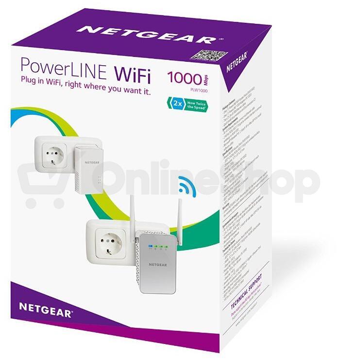 NETGEAR PowerLINE1000, PLW1000 (PLW1000-100PES) | ONLINESHOP.cz