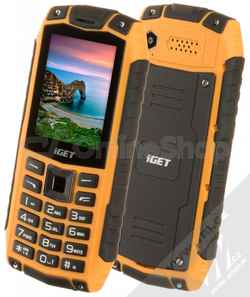 Mobilní telefon IGET Defender D10, oranžový | ONLINESHOP.cz