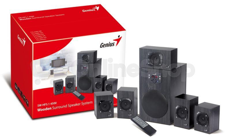 Reproduktory Genius SW-HF 4500 5.1 - černé | ONLINESHOP.cz