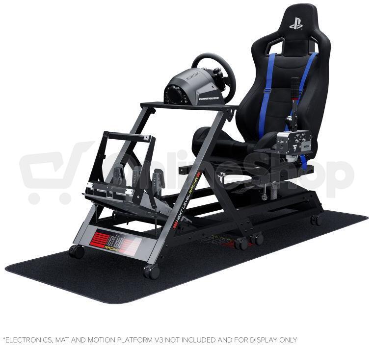 Next Level Racing GTtrack Racing Simulator Cockpit, PlayStation Edition ...