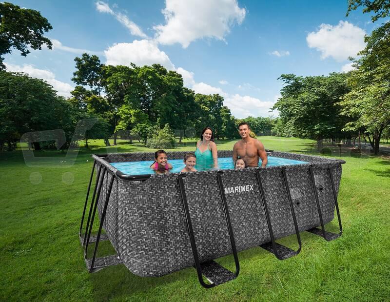 Bazén Marimex Florida Premium, 2,15x4,00x1,22 m, RATAN bez ...