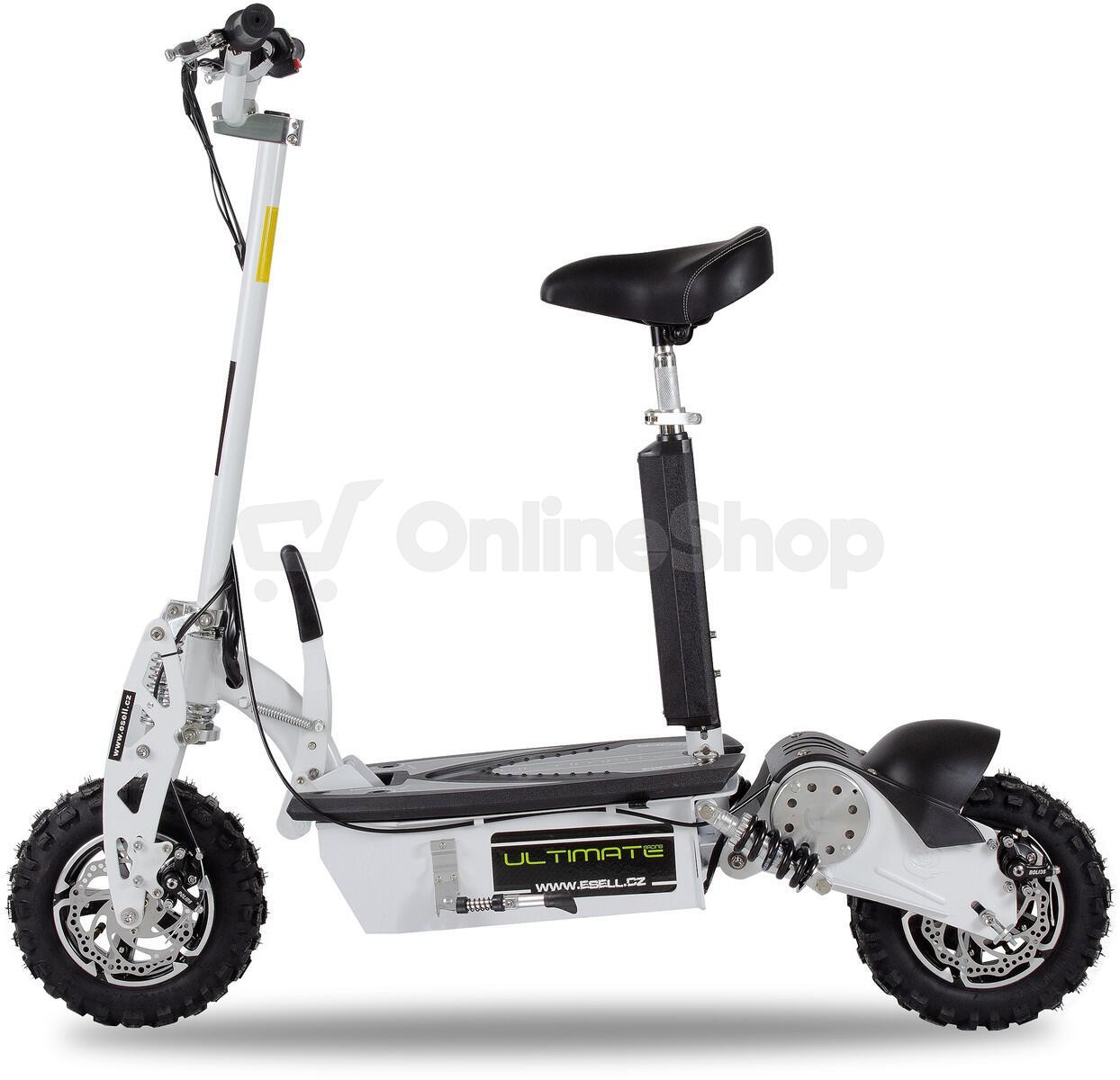 Elektrická koloběžka Ultimate CSB 1000W Rider bílá Ultimate Racing ...