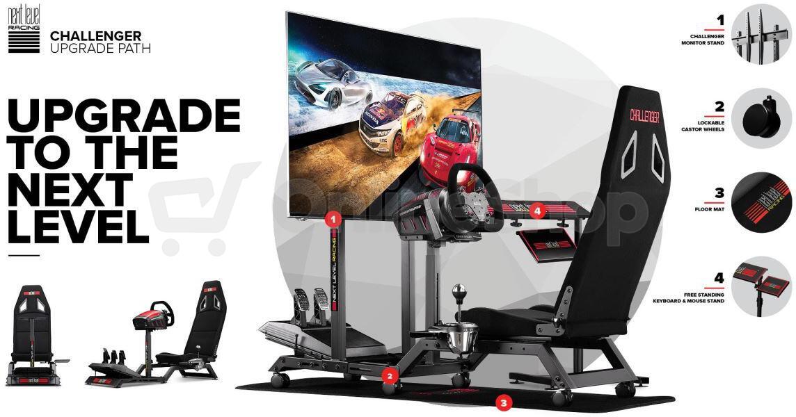 Next Level Racing Challenger Simulator Cockpit, závodní kokpit (NLR ...