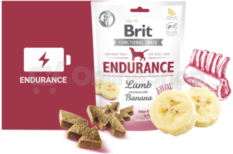 Brit Care Dog Functional Snack Endurance Lamb 150g | ONLINESHOP.cz