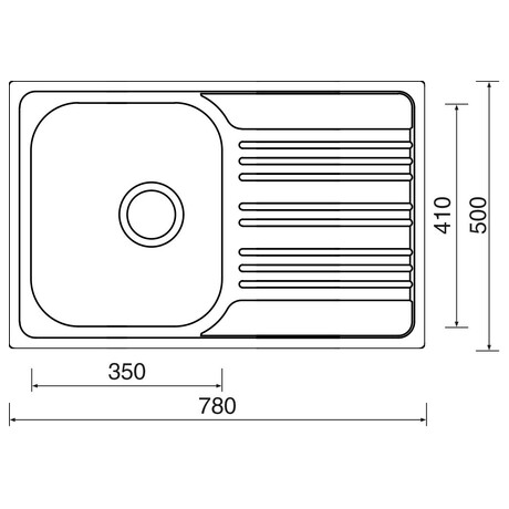 Sinks STAR 780 V+PRONTO | ONLINESHOP.cz