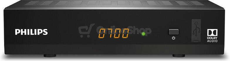 Set top box PHILIPS DTR3502BFTA DVB-T/T2, černý | OnlineShop.cz