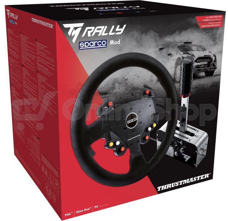 Thrustmaster TM Rally Race Gear Sparco Mod, Volant TM Rally Add-On R383 ...