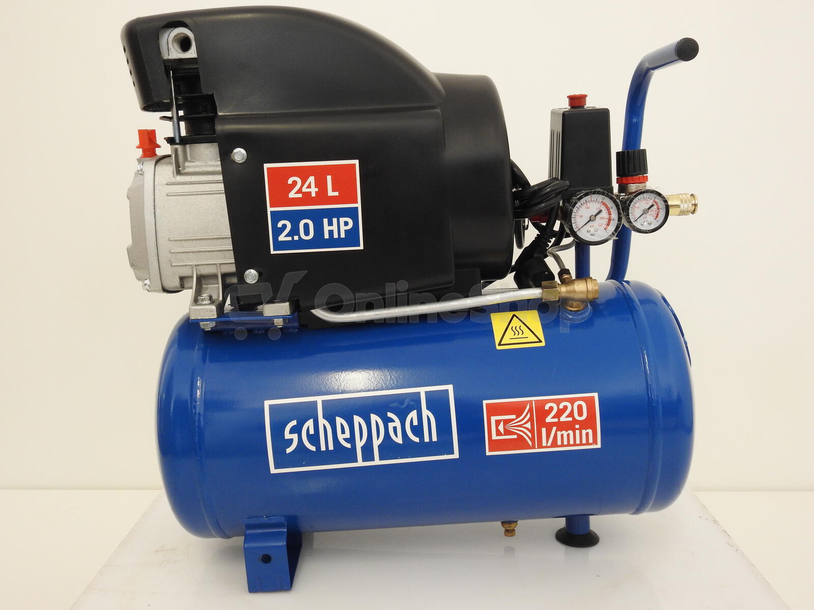 Olejový kompresor Scheppach HC 25, vrácené do 14-ti dnů | ONLINESHOP.cz