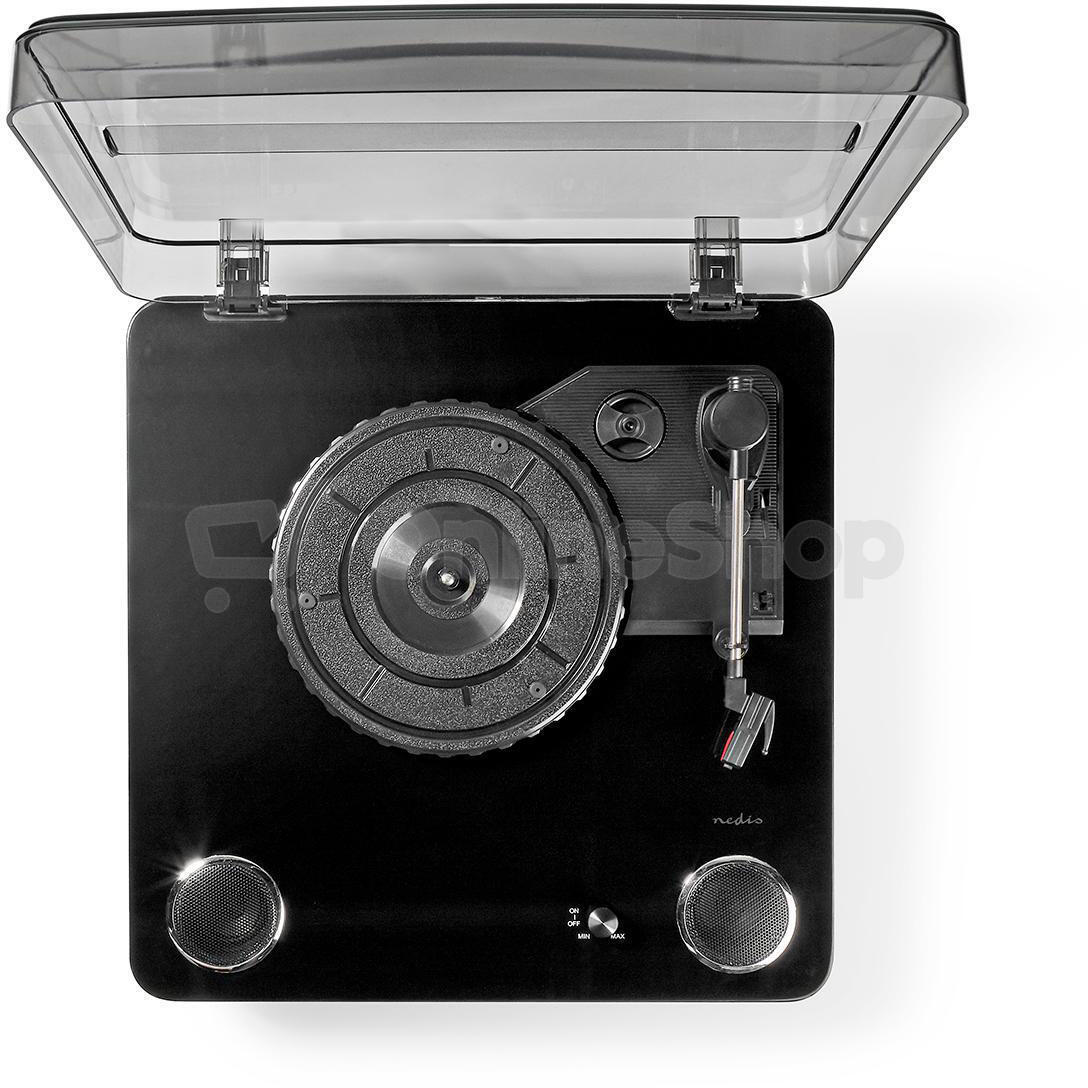 Recenze NEDIS TURN300BK, černý - gramofon, hodnocení | ONLINESHOP.cz