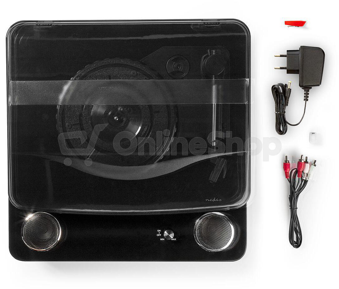 Gramofon NEDIS TURN300BK, černý | OnlineShop.cz
