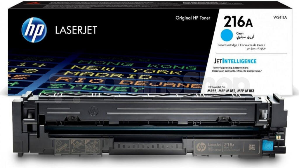 HP toner 216A (azurový, 850str) pro HP Color LaserJet Pro MFP M182 ...