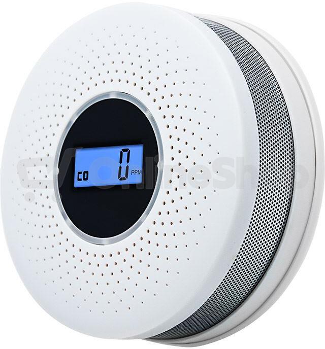 Solight detektor kouře a oxidu uhelnatého, LCD displej, 3x AA baterie ...