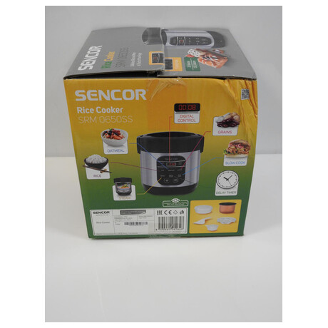 Rýžovar Sencor SRM 0650SS, lehce poškozený obal | OnlineShop.cz