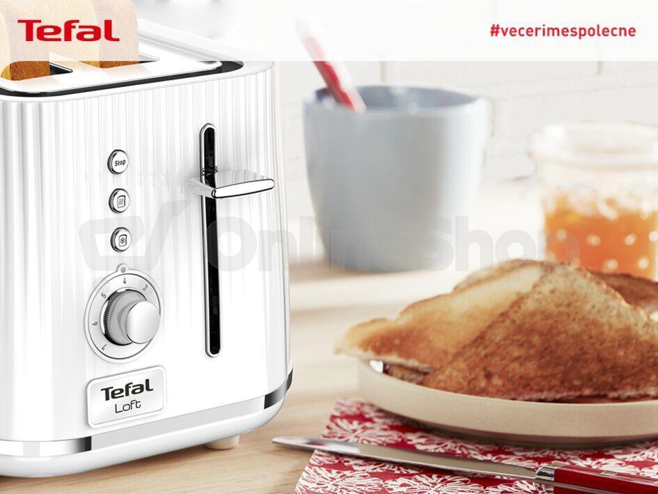 SET Rychlovarná konvice Tefal Loft KO251430 + Topinkovač Tefal Loft 2S ...