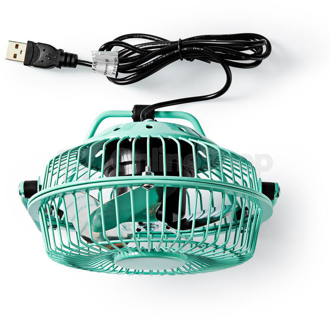 NEDIS mini ventilátor/ průměr 10 cm/ výkon 3 W/ napájení přes USB ...