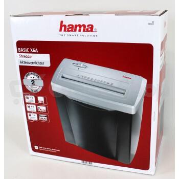 Skartovač Hama Basic X5A (CC 614A/Basic X6A), křížový řez | OnlineShop.cz