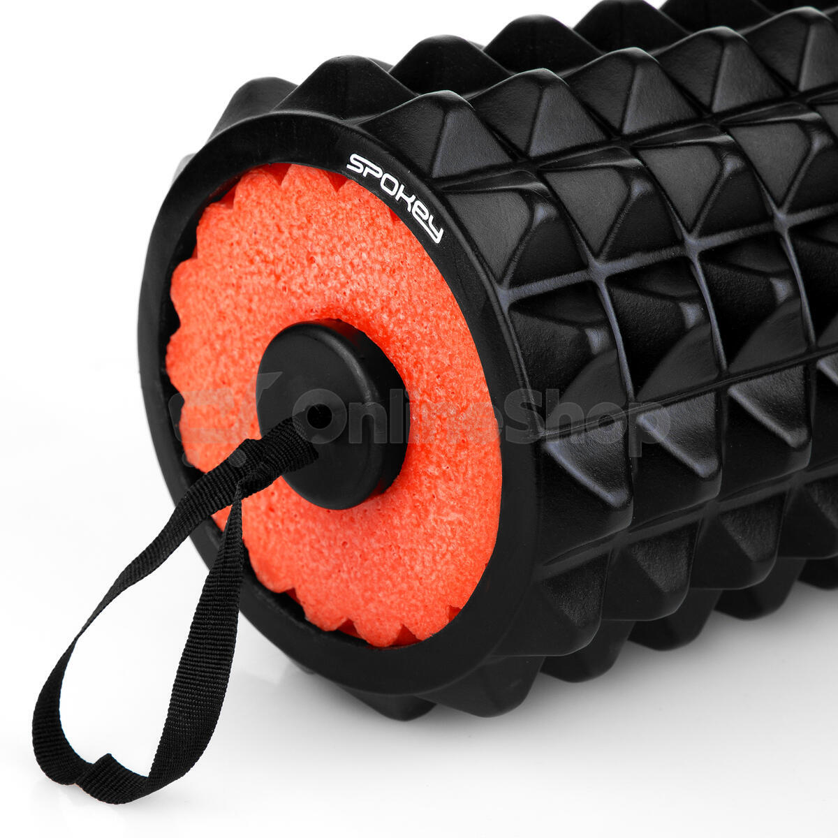 Spokey MIX ROLL Masážní fitness válec 3v1, černo-červený | ONLINESHOP.cz