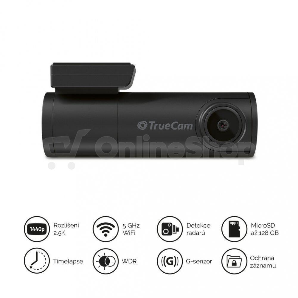 SET Autokamera TrueCam H7 GPS 2.5K (s detekcí radarů) + TrueCam H7 ...