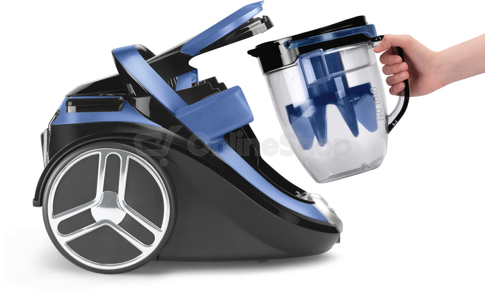 Vysavač Rowenta Silence Force Cyclonic Animal Kit RO7690EA modrý ...