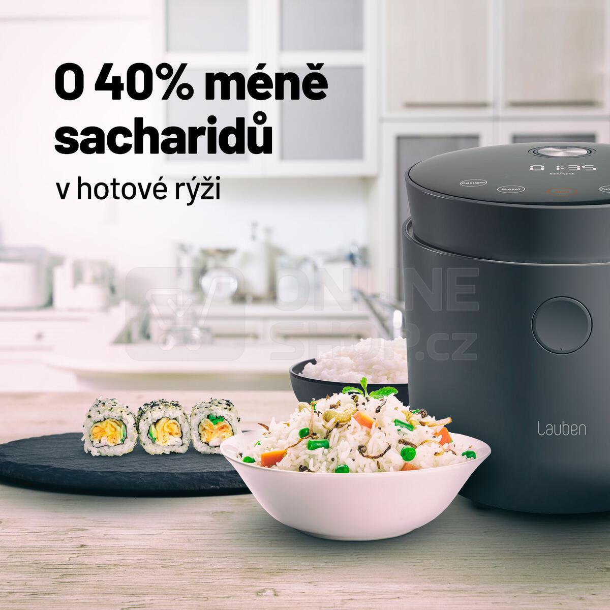 Rýžovar Lauben Low Sugar Rice Cooker 1500AT | ONLINESHOP.cz