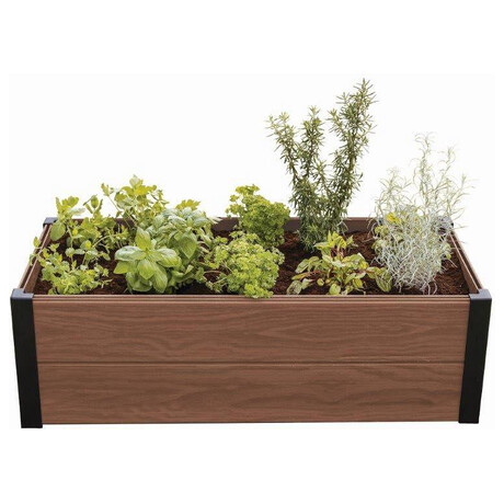 Vyvýšený záhon Keter MAPLE TROUGH, hnědý | OnlineShop.cz
