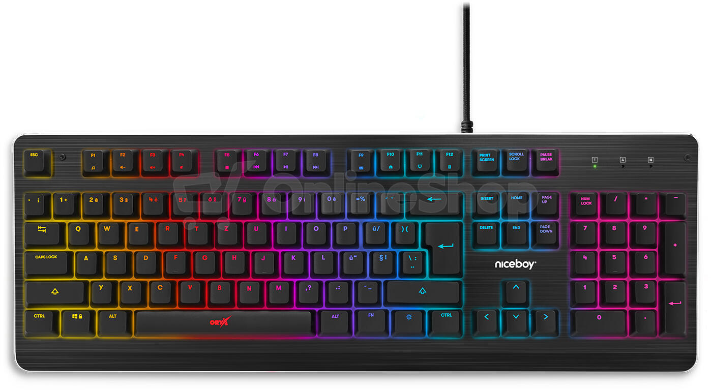 Herní klávesnice Niceboy ORYX K444 Mechanicus | OnlineShop.cz