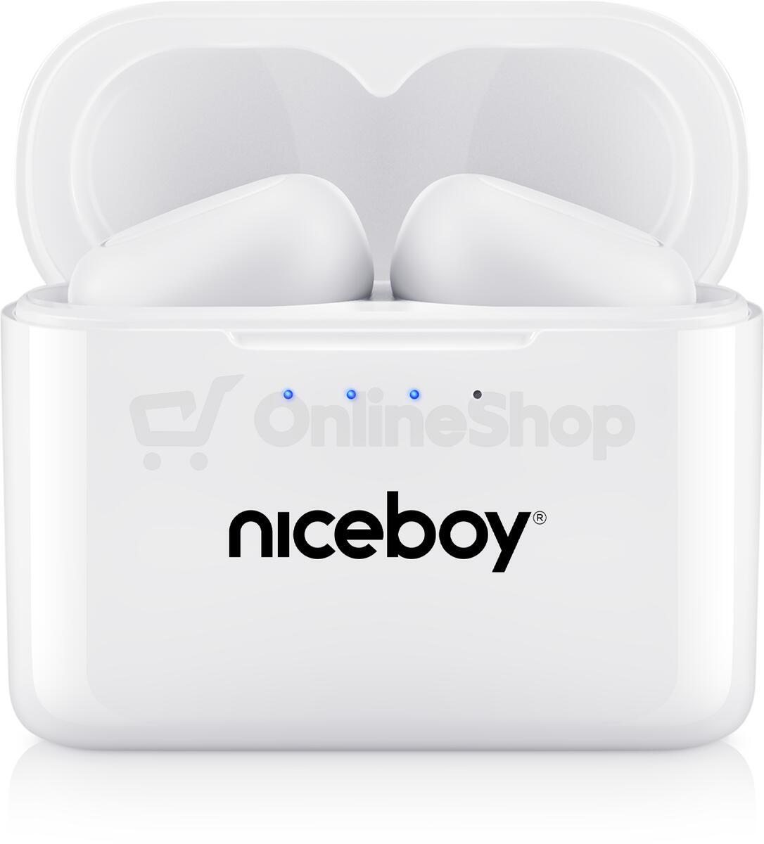 Bezdrátová sluchátka Niceboy HIVE podsie 2021 Polar White | ONLINESHOP.cz