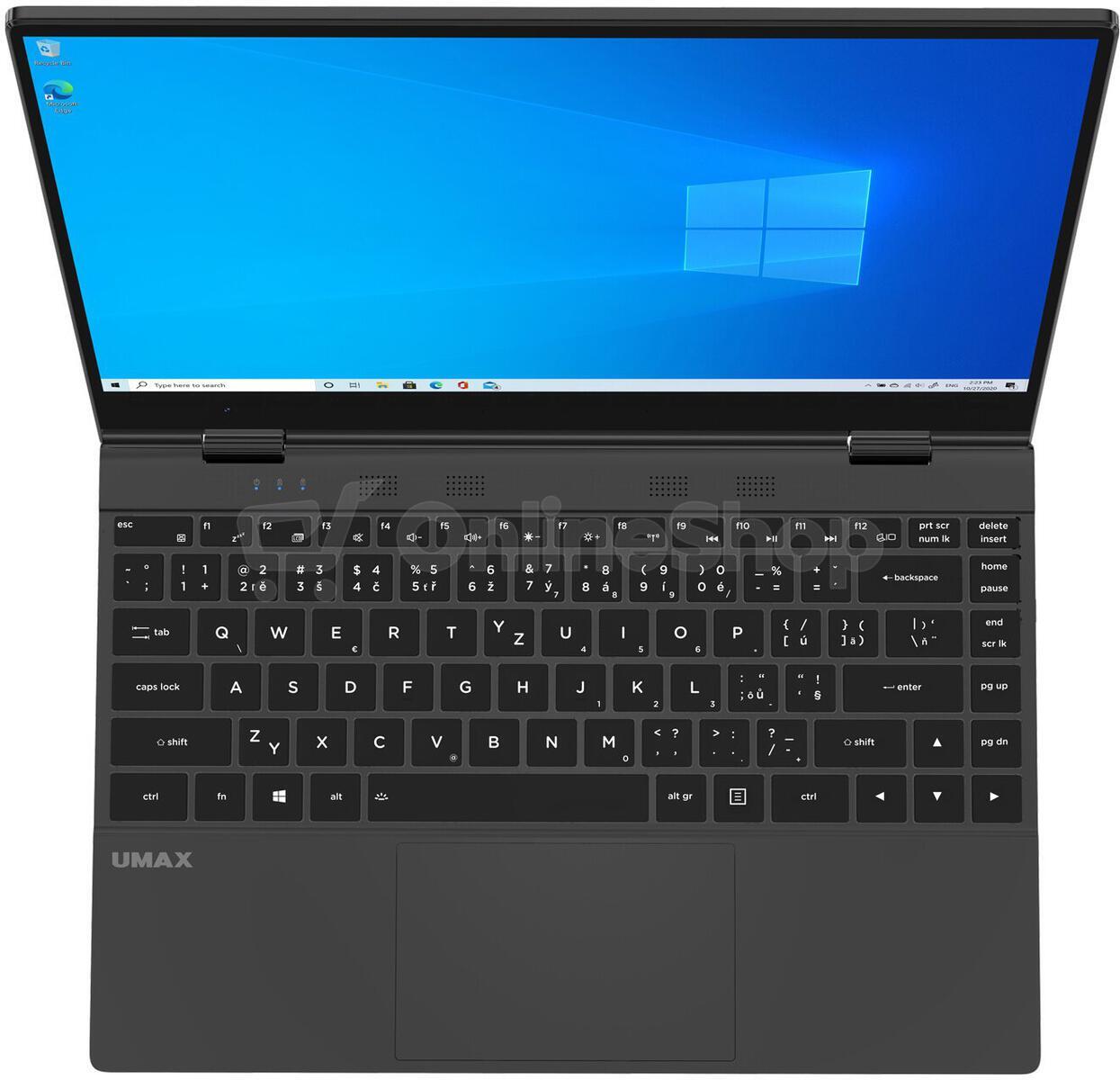 Notebook UMAX PC VisionBook 14Wg Flex, šedý (UMM220V14) | OnlineShop.cz