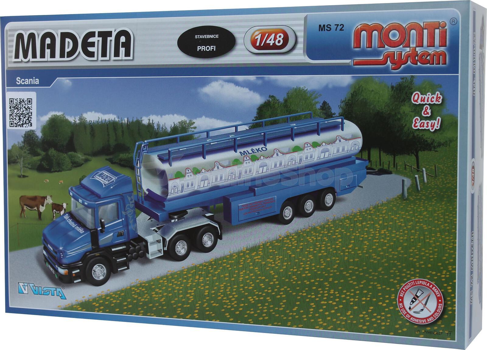 Stavebnice Seva Monti System MS 72 - Madeta Scania 1:48 | ONLINESHOP.cz