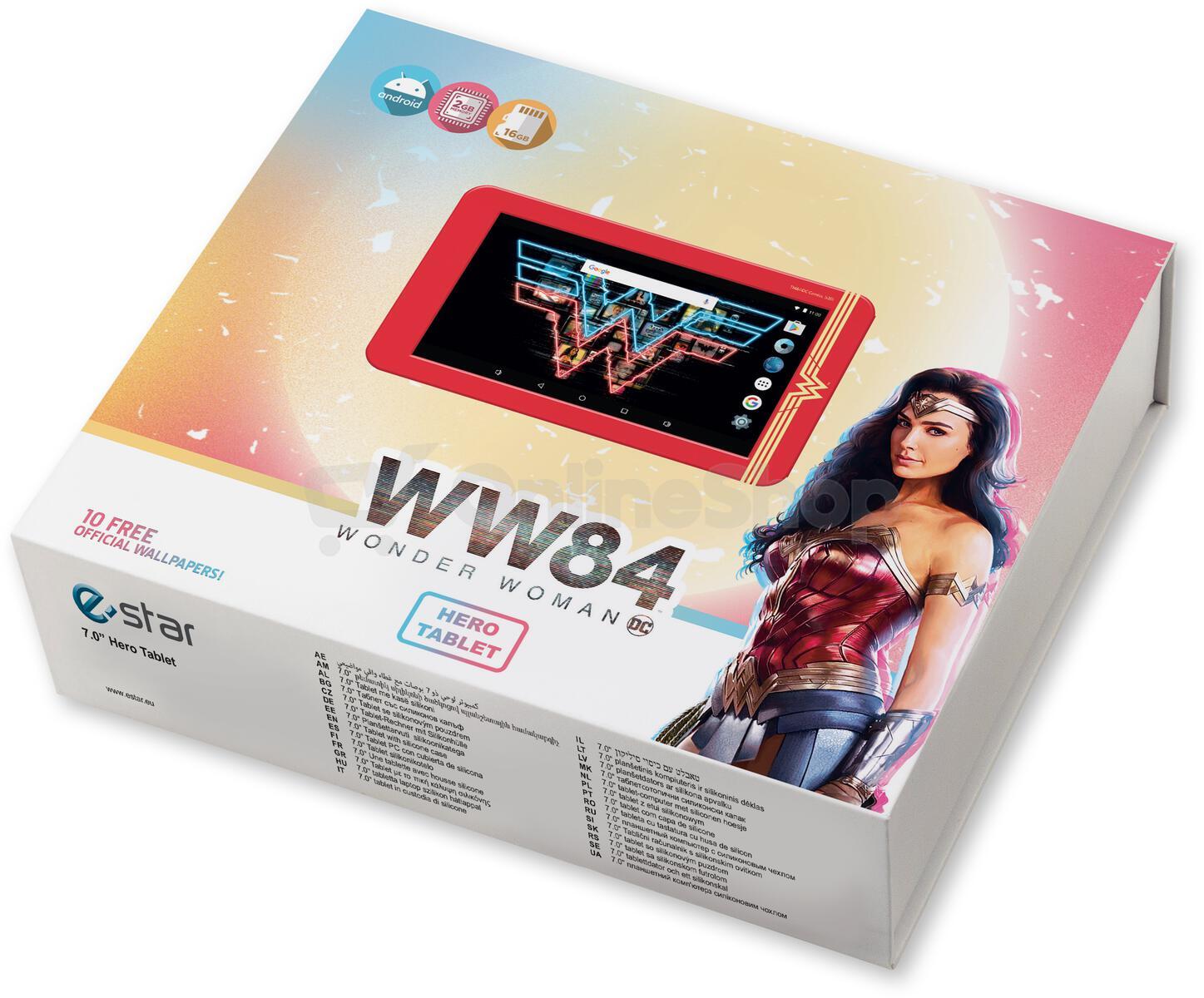 Dětský tablet eSTAR Beauty Wonder Woman Warner Bros®, HD 7", WiFi, 2+16 ...