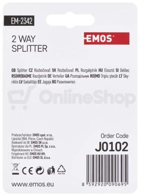 Emos rozbočovač EM2342 (J0102) | OnlineShop.cz