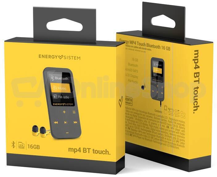 MP4 přehrávač Energy Sistem Touch Bluetooth Amber (447220) | OnlineShop.cz