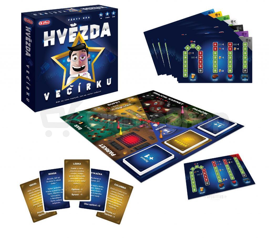 Desková párty hra Efko Hvězda večírku | ONLINESHOP.cz