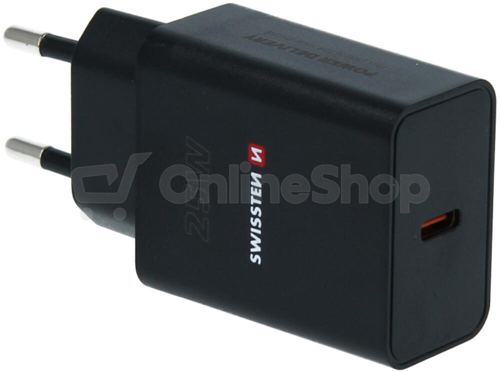 Recenze SWISSTEN SÍŤOVÝ ADAPTÉR PD 25W PRO IPHONE A SAMSUNG ČERNÝ ...