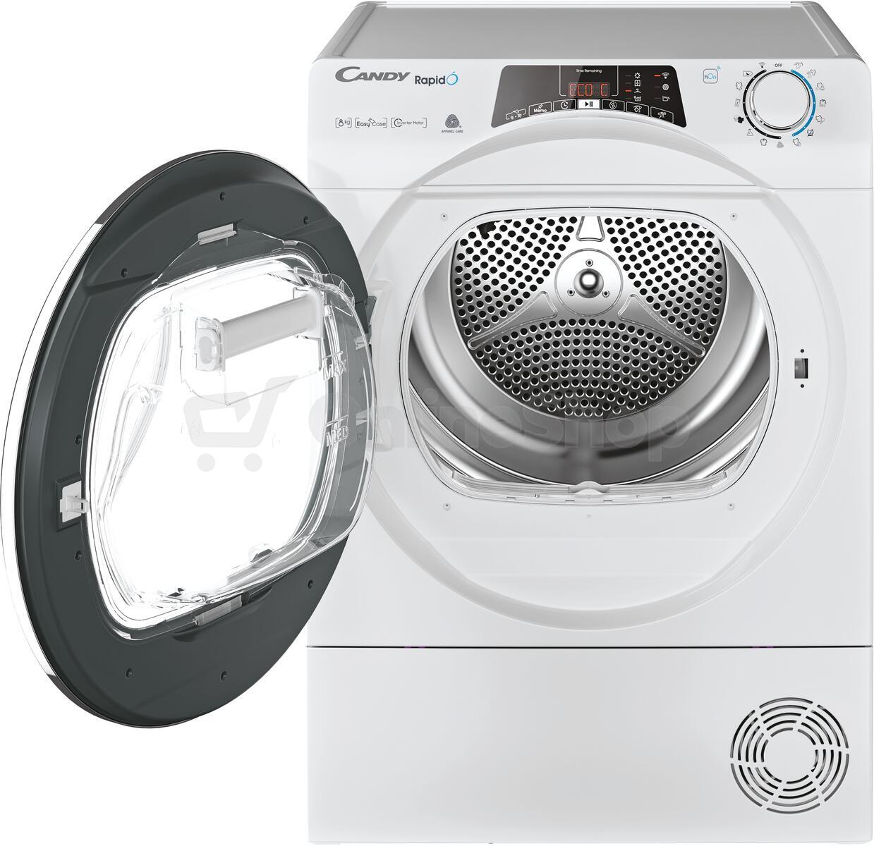SET Pračka Candy RO 1486DWMCT/1-S + Sušička prádla Candy ROE H8A3TCEX-S ...