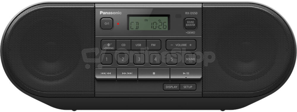 Radiopřijímač Panasonic RX D550E-K | OnlineShop.cz