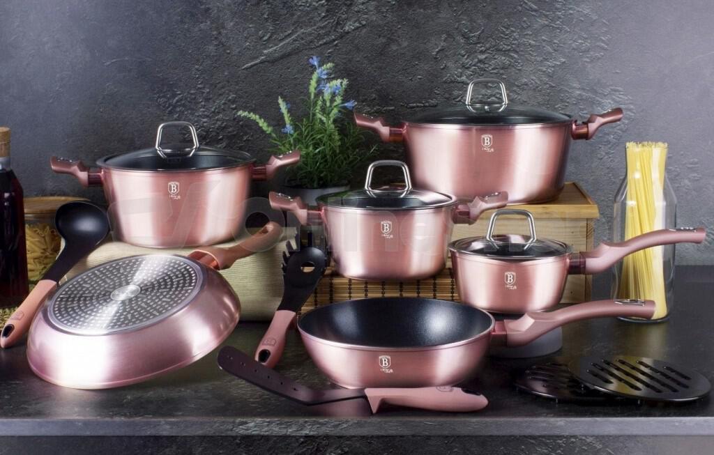 BERLINGERHAUS Rendlík s poklicí s titanovým povrchem 16 cm I-Rose Edition BH-6033 | OnlineShop.cz