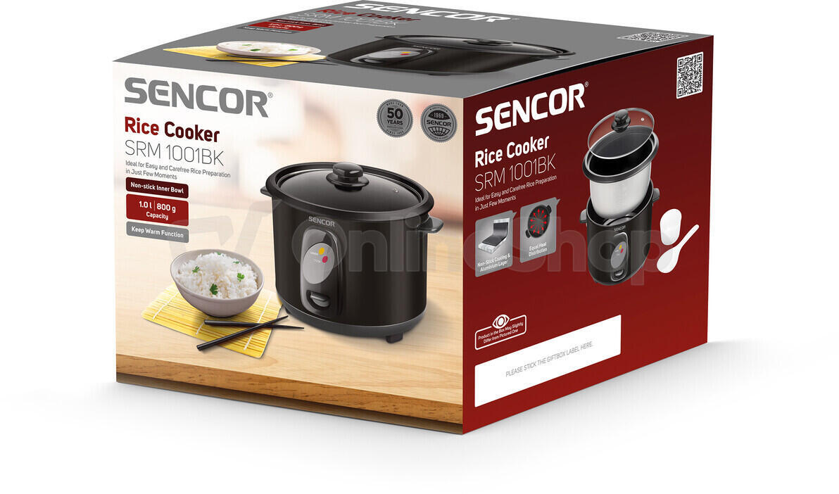 Rýžovar Sencor SRM 1001BK | OnlineShop.cz