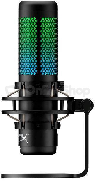HP Inc. HyperX QuadCast S - USB Microphone (Black-Grey) - RGB Lighting ...