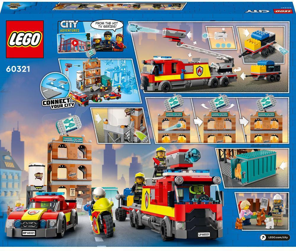 LEGO® City 60321 Hasičská zbrojnice | OnlineShop.cz