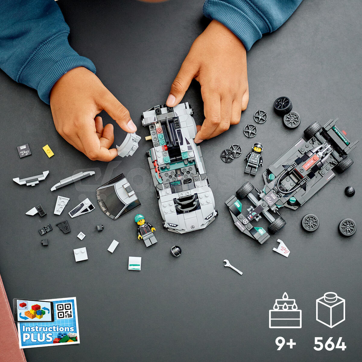 LEGO® Speed Champions 76909 Mercedes-AMG F1 W12 E Performance a ...