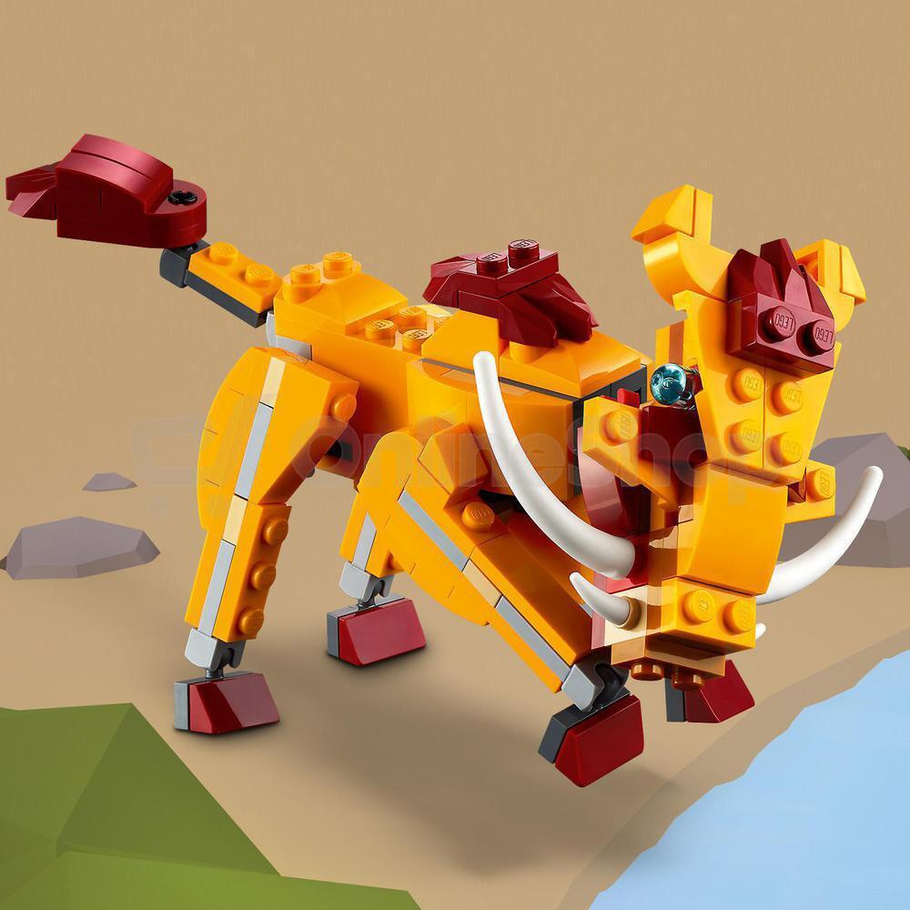 Recenze LEGO® Creator 3 v 1 31112 Divoký lev, hodnocení | OnlineShop.cz
