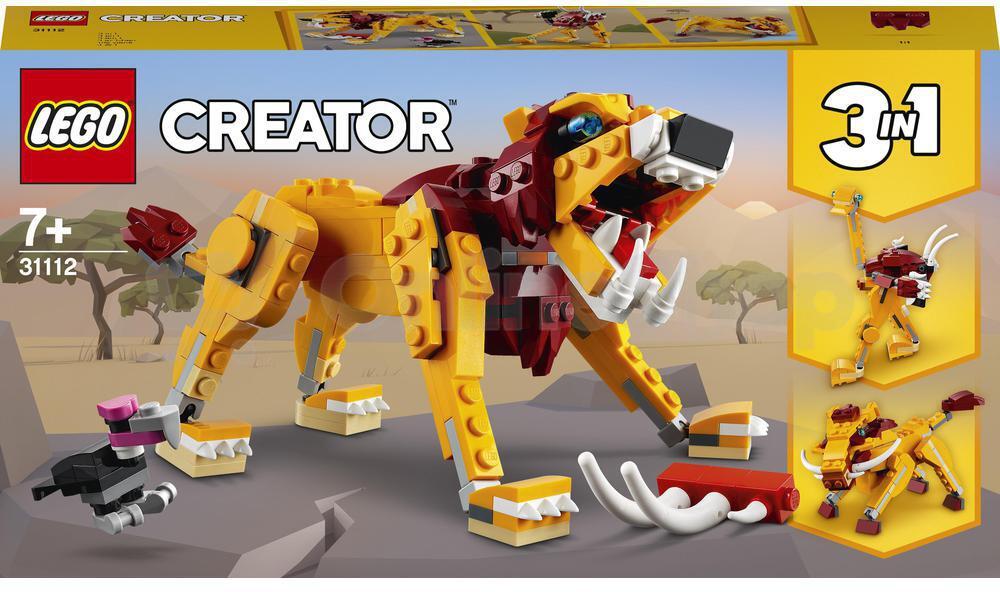 Recenze LEGO® Creator 3 v 1 31112 Divoký lev, hodnocení | ONLINESHOP.cz