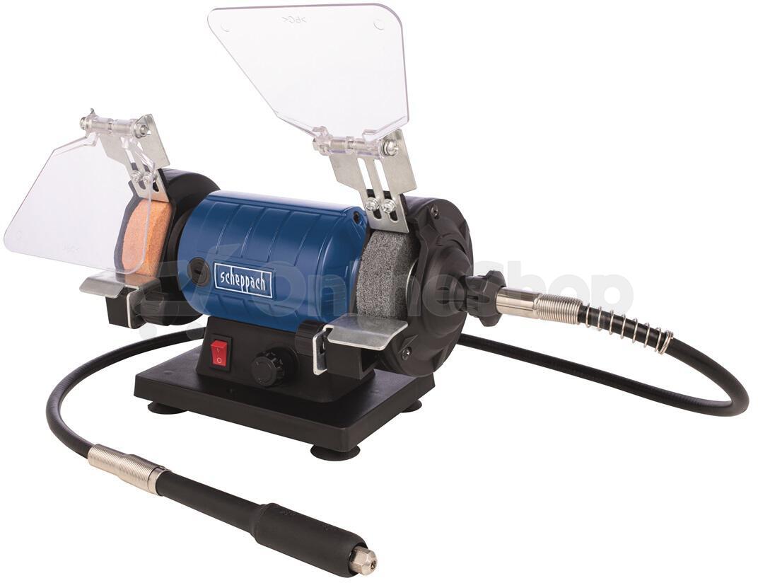 Scheppach HG 35, dvoukotoučová bruska/leštička se systémem Flexidrive ...