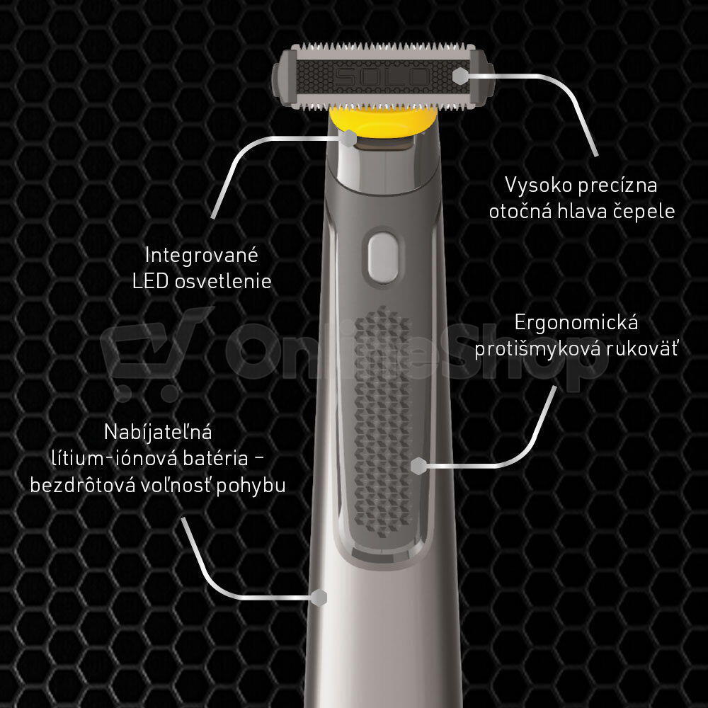 Zastřihovač vousů Mediashop MicroTouch Titanium Solo | OnlineShop.cz