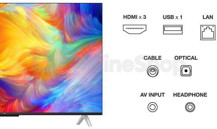 TCL 55P638 TV SMART Google TV LED/139cm/4K UHD/2400 PPI/Direct LED / DVB-T / T2 / C / S / S2 ...