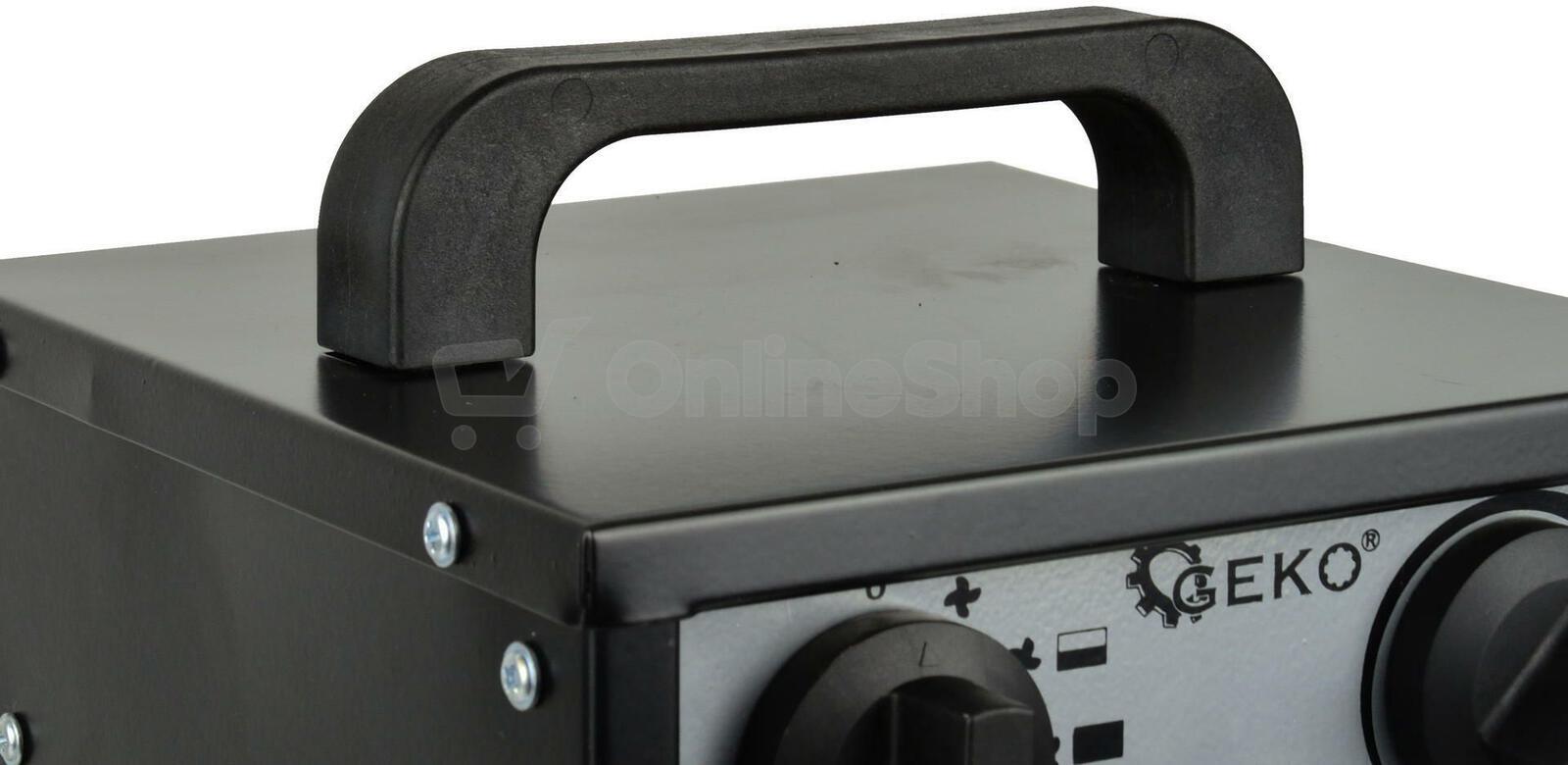 Elektrický ohřívač vzduchu s ventilátorem 2kW GEKO | OnlineShop.cz